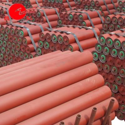 Cina Azionamento di gomma del rullo del trasportatore della copertura dell'ozioso del rullo di impatto dell'ozioso del rullo di pittura del trasportatore del nastro trasportatore in vendita
