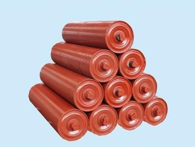 Cina Rullo d'acciaio di rendimento elevato per il nastro trasportatore con la durata della vita lunga in vendita