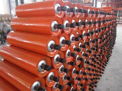 Cina Rullo antipolvere di gomma del nastro trasportatore di 200mm per i lavori di costruzione in vendita