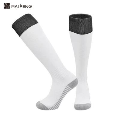 China Fußballsocken mit dickem Polster, Feuchtigkeit abtragbare Fußballsocken für Männer zu verkaufen