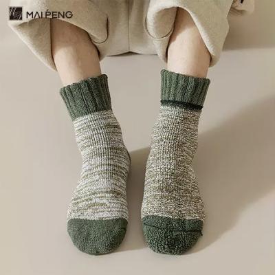 China Mode Dikke wol Kasjmier Winter sokken Warme zachte Terry sokken Te koop