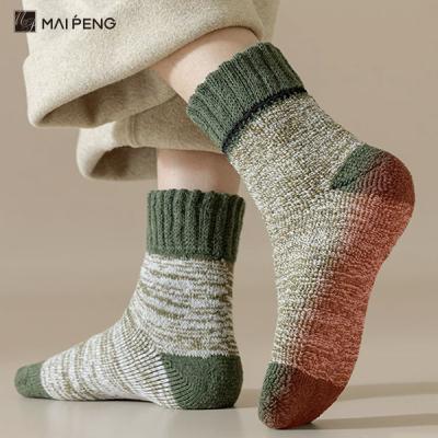 China Mode Dikke wol Kasjmier Winter sokken Warme zachte Terry sokken Te koop