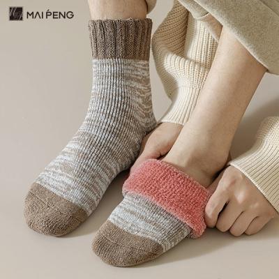 China Mode Dikke wol Kasjmier Winter sokken Warme zachte Terry sokken Te koop