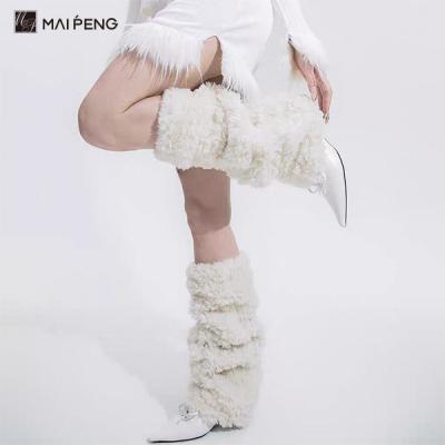 Cina Inverno caldaia delle gambe femminile pelliccia accumulata caldaia delle gambe di moda in vendita