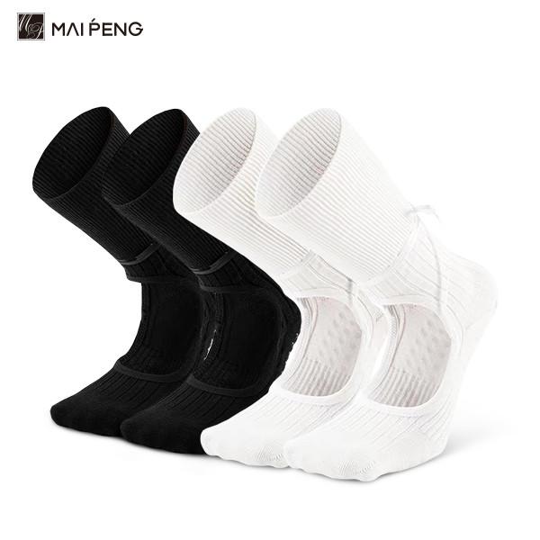 Quality Straps Design Anti Slip With Open Instep Yoga Socks Women'S Pilates Crew Grip Socks for sale