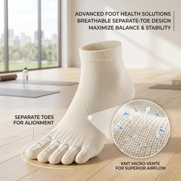 Quality Eco Friendly Bamboo Organic Cotton Non Slip Yoga Socks Sustainable Recycled Grip Socks for sale