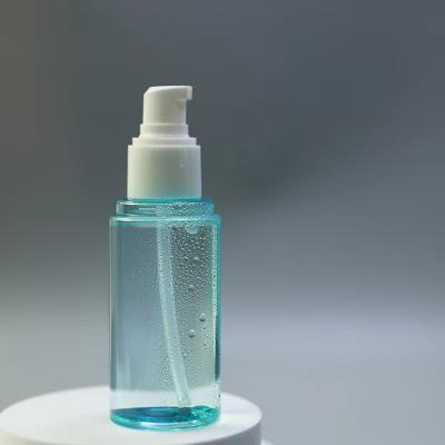 Cina Lozione di plastica riutilizzabile blu-chiaro 80ml 100ml 120ml 150ml della bottiglia della pompa in vendita