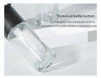 China Customizable 30ml Refillable Plastic Pump Bottle Transparent Foundation Lotion Essence for sale