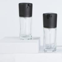 China Customizable 30ml Refillable Plastic Pump Bottle Transparent Foundation Lotion Essence for sale