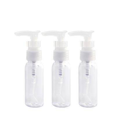 Cina Spruzzatore cosmetico su misura della lozione di viaggio della bottiglia di plastica riutilizzabile della pompa 30ml in vendita