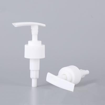 Cina 28mm 28/410 Lotion Dispenser Screw Pump Plastic Shampoo Bianco Sapone in vendita