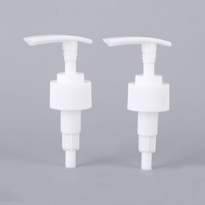 China 28mm 28/410 Lotion Dispenser Screw Pump Plastic Shampoo Bianco Sapone for sale