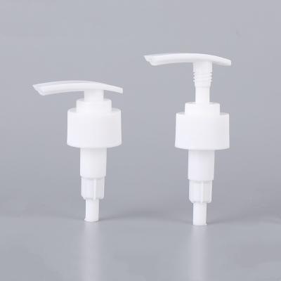 China 28/410 Pompa a vite per lozionatore da 28 mm Pompa di shampoo bianco di plastica per bottiglia for sale