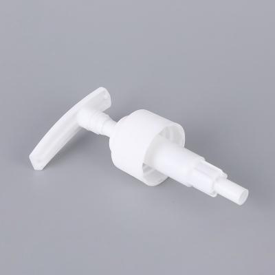 Cina 28/410 Pompa a vite per lozionatore da 28 mm Pompa di shampoo bianco di plastica per bottiglia in vendita