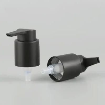 Cina Pompa di crema di trattamento da 20 mm 20/410 nera di plastica a ugello lungo Pompa di polvere esterna in vendita
