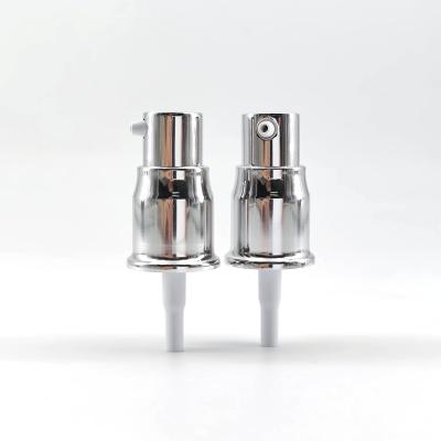 Cina 18mm 18/410 argento fondamento dell'alluminio trucco pompa bottiglia cosmetica distributore in vendita