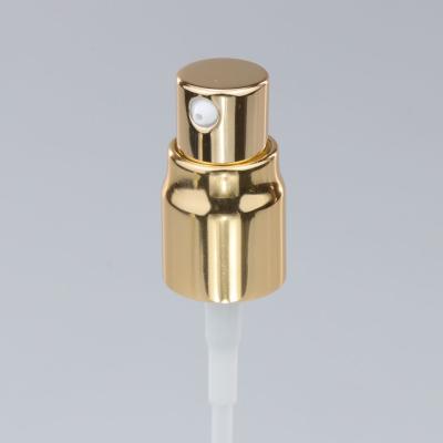 Cina 18mm 18 20 24/410 di pompa luminosa del profumo di Crimpless del cappuccio dello spruzzatore di Rose Gold Aluminum Fine Mist in vendita