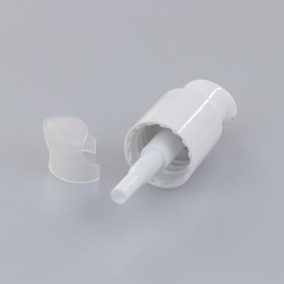 Cina 18/410 20/410 di plastica costolata del cappuccio dell'erogatore della pompa della crema per le mani del chiodo del nero 28mm della pompa della lozione di 24mm in vendita