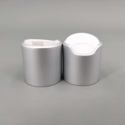 Cina Bottiglia superiore 20/410 della copertura del cappuccio del coperchio del coperchio a vite di Matt Silver pp 24mm del disco di alluminio 28mm della stampa in vendita