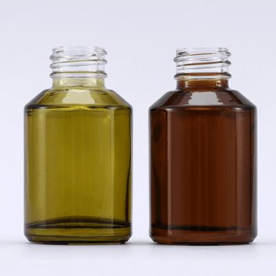 Cina 5 bottiglia di vetro dell'erogatore dell'olio essenziale della pipetta della bottiglia del contagoccia di ml 30ml Amber Glass Essential Oil Bottles in vendita
