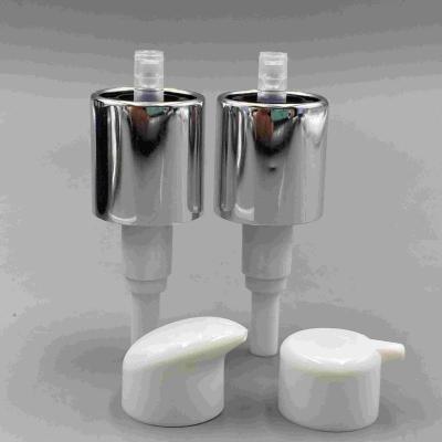 Cina Pompa UV 20/410 della crema di trattamento 24/410 di serratura liquida di plastica della lozione dello spruzzatore bianco e d'argento della pompa in vendita