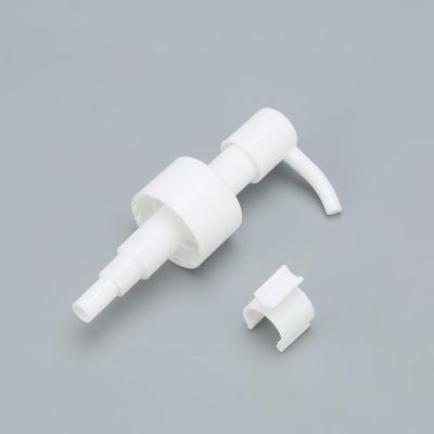 Cina 24/410 24mm Lotion Dispenser Pump White Plastic Shampoo Pump Per Bottiglia in vendita