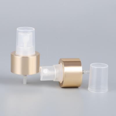 Cina 28/410 di 22-40 atomizzatori di alluminio del profumo della foschia del metallo dello spruzzatore dell'oro della pompa fine dello spruzzo in vendita
