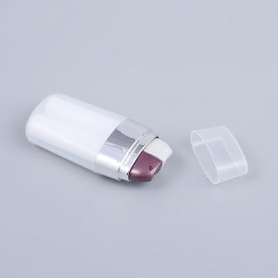 Cina metropolitana 0.2ml T della pompa dell'ANIMALE DOMESTICO di 0.3liter pp doppia della bottiglia della pompa dell'erogatore crema senz'aria senz'aria di plastica della bottiglia in vendita