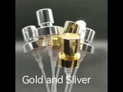 Hot selling custom 13mm gold and silver Perfume Mist Spray