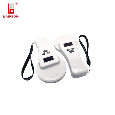 China 134.2khz FDX-B RFID Cattle Ear Tag Pet Chip Reader Microchip Handheld Reader Scanner For Farm for sale