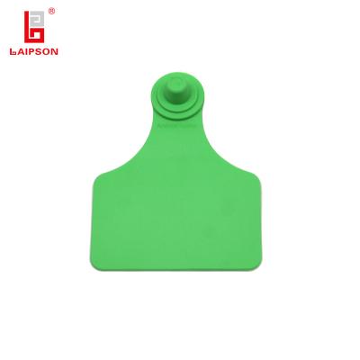 China 80MM Tpu Medium Animal Ear Tags For Cattle Sheep Pig Livestock Identification for sale