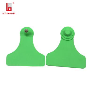 China ISO9001 Visual Tpu Tamperproof Swine Pig Ear Tags 60mm For Livestock for sale
