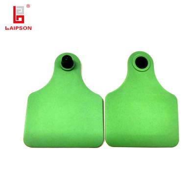 중국 TPU Sensitive 860-960Mhz Long Range UHF Two Piece Cattle Ear Tag For Livestock 판매용