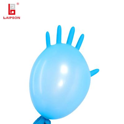 Cina Disposable Synthetic Nitrile Mittens Flexible Powder Free Non Sterile Blue in vendita