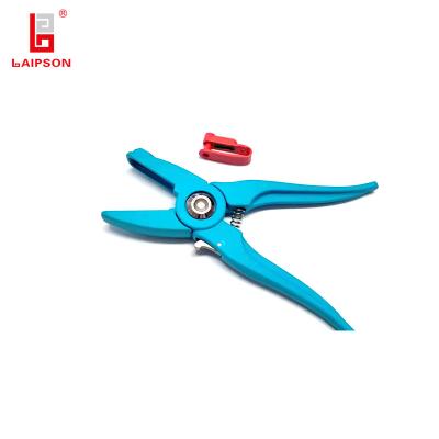 Cina Materiale in lega di alluminio dell'applicatore della pinza del marchio dell'orecchio della capra delle pecore in vendita