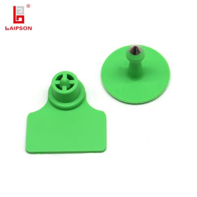 중국 돼지 돼지와 돼지 식별을 위한 노란 Basf Tpu 34mm 둥근 귀 꼬리표 판매용