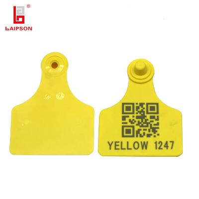 China ISO9001 80MM Closed Head Cattle Beef Cow Ear Tag With TPU For Cattle Sheep Farm for sale