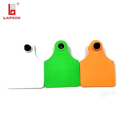 중국 TPU 18000-6c Long Range UHF RFID Tamper-Proof Animal Ear Tags For Cattle Cow Farm Tracking 판매용