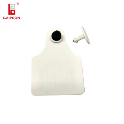 중국 TPU 18000-6c Long Range UHF RFID 890-960Mhz Tamperproof Livestock Ear Tag For Cow Farm Tracking 판매용