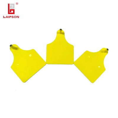 Cina sGS BASF TPU visual Double Cattle Ear Tag con numeri incisi al laser per l'identificazione del bestiame in vendita
