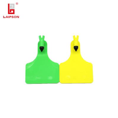 China ISO9001 TOP TPU Rot Anpassungsmaterial Rinder Kuh Tier Ohrzeichen mit Seriennummer für die Farm zu verkaufen