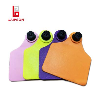 China TPU 75MM Long Range UHF RFID Long Range Uhf Rfid Livestock Ear Tag For Tracking Cow Horse for sale