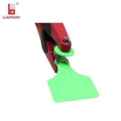 Cina ISO9001 80MM Etichetta Auricolare per Bovini e Ovini in TPU Giallo con Codice a Barre e Numero di Serie Personalizzato, con Testa Chiusa per Allevamento in vendita