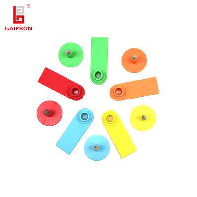 Cina LAIPSON 55mm Materiale TPU Personalizzato Immune Per Etichette Auricolari a Codice a Barre per Pecore di Colore Rosso in vendita