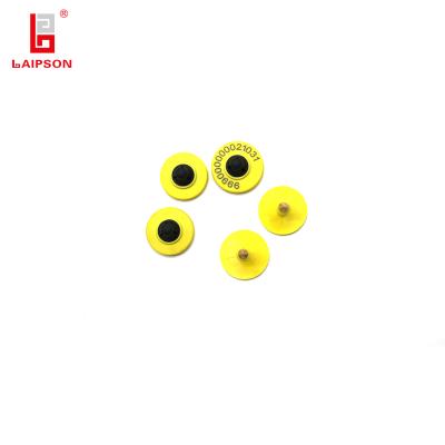 中国 30mm 860-960MHz UHF RFID豚牛ヤギ農場の高品質の動物耳タグ 販売のため