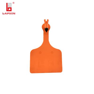 China Large TOP TPU Material Cattle Ear Tag With Serial Number For Livestock Identification for sale