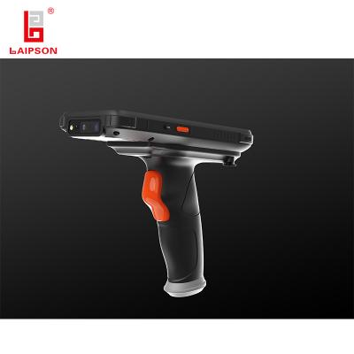 China RFID Tag Reader UHF 860Mhz Handheld Device for Livestock Animal Ear Tag Identification and Tracking with Android Operating System for sale