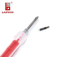 China Temperature Detecting Pet ID Microchip For Cattle Pig Sheep Customized Encoding for sale