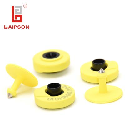 China Livestock 134.2khz Pig Ear Tags Laser Printing For Smart Farm Management for sale