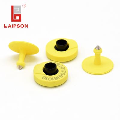 China Livestock 134.2khz Pig Ear Tags Laser Printing For Smart Farm Management for sale